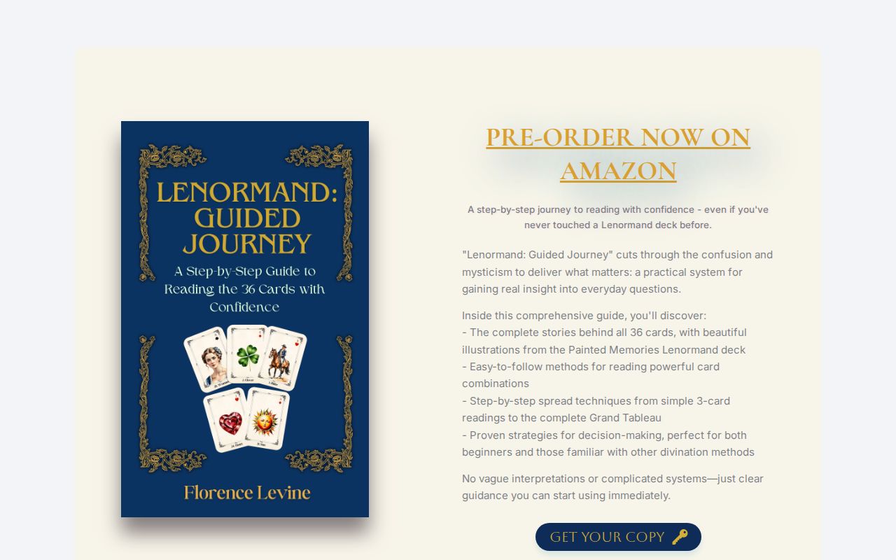 Discover the Clear, Practical Wisdom of Lenormand Cards